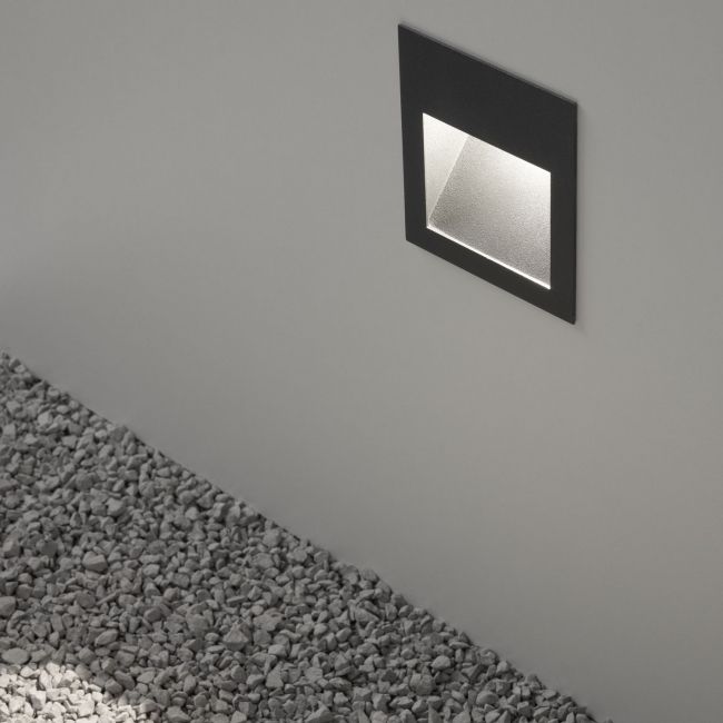 HELI X SCREEN LED wall-mounted outdoor steplight By Delta Light