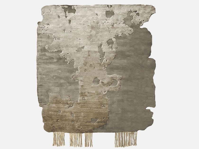 FROZEN CUT Handmade silk rug By HENZEL STUDIO | design Calle Henzel