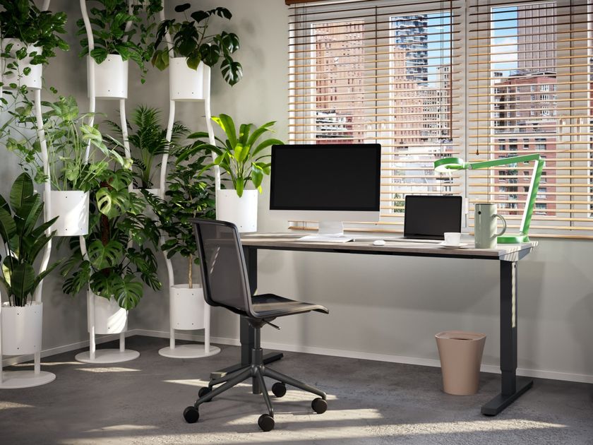HERO PLUS Height-adjustable swivel chair with 5-spoke base By Brunner ...
