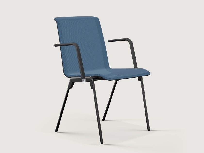 HERO PLUS | Chair with armrests Hero Plus Collection By Brunner