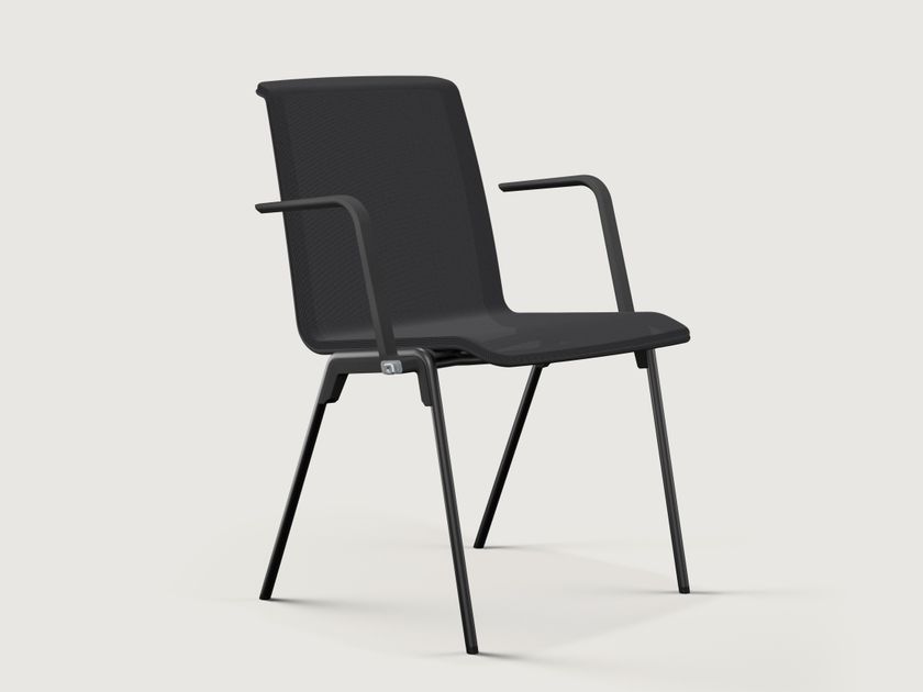 HERO PLUS | Chair with armrests Hero Plus Collection By Brunner