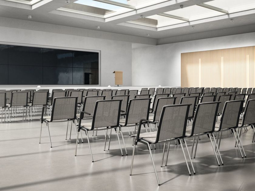HERO PLUS | Chair with armrests Hero Plus Collection By Brunner