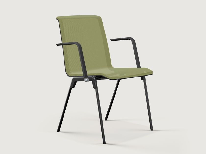 HERO PLUS | Chair with armrests Hero Plus Collection By Brunner
