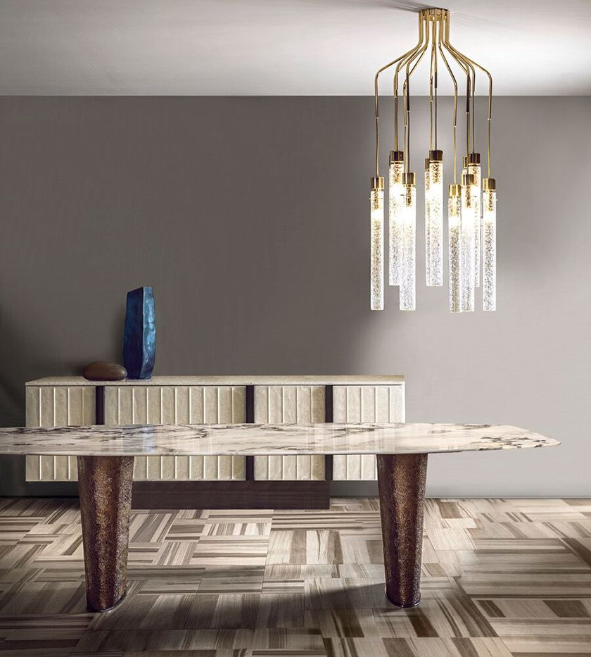 CHEOPE Rectangular marble dining table By HESSENTIA | Cornelio ...