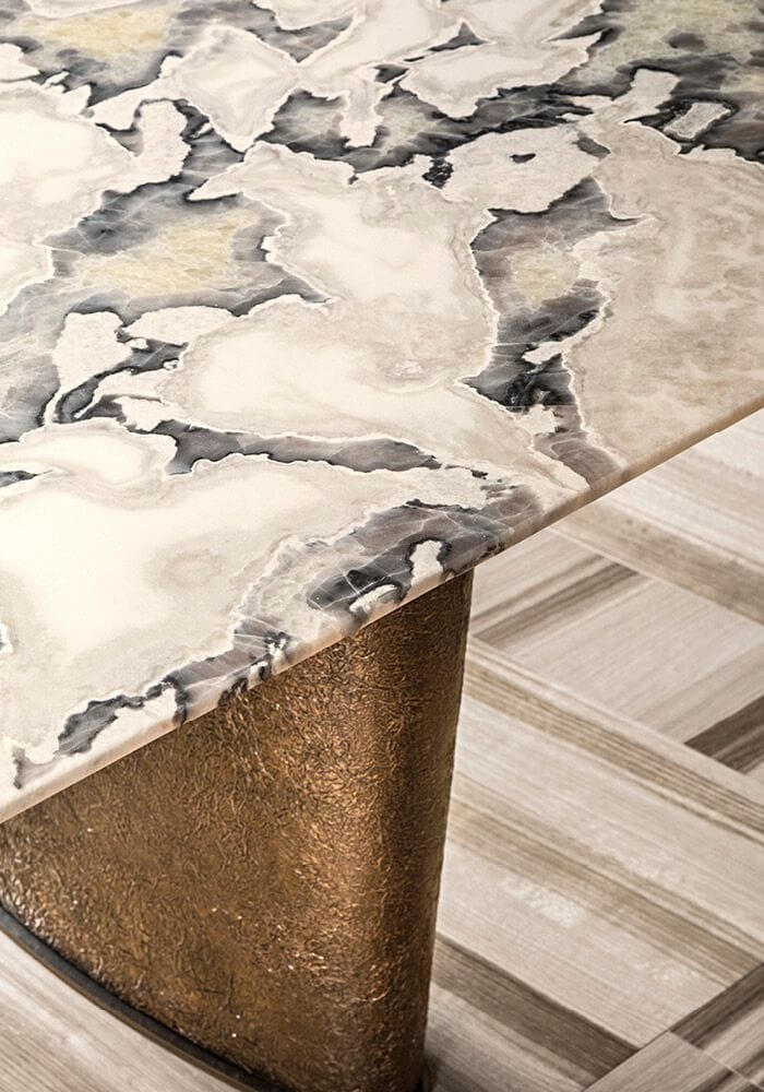 CHEOPE Rectangular marble dining table By HESSENTIA | Cornelio Cappellini | design Claudio ...
