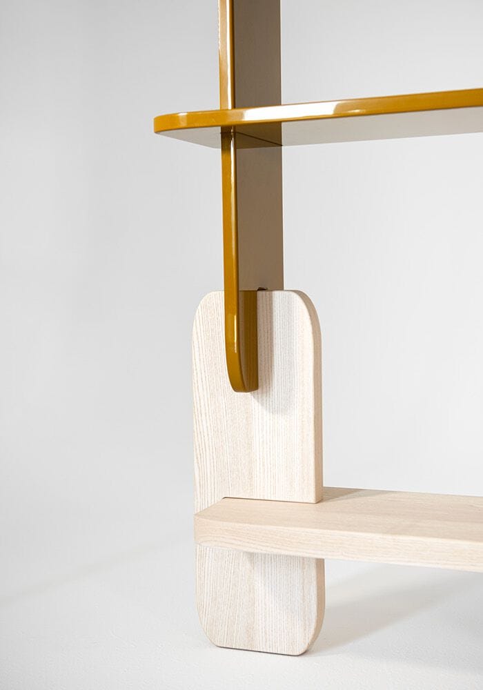 GREFFAGE Open double-sided wooden bookcase By HESSENTIA | Cornelio ...