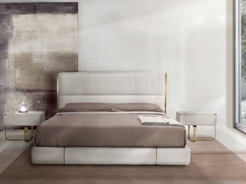 NOVA Rectangular marble bedside table By HESSENTIA | Cornelio Cappellini | design Luca Erba