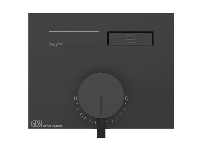 Recessed single handle brass shower mixer HI-FI MIXER By Gessi design ...