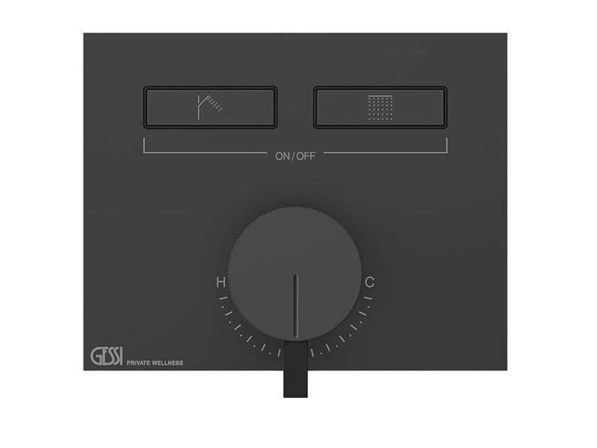 Recessed single handle brass shower mixer HI-FI MIXER By Gessi design ...