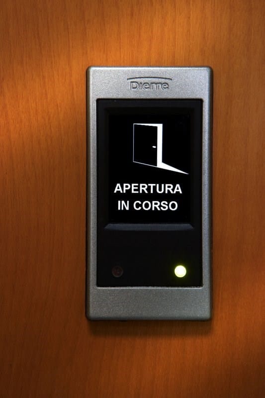 Safety door with electronic lock HIBRY By DIERRE