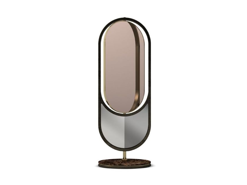 Freestanding framed mirror HIDDEN By Porustudio