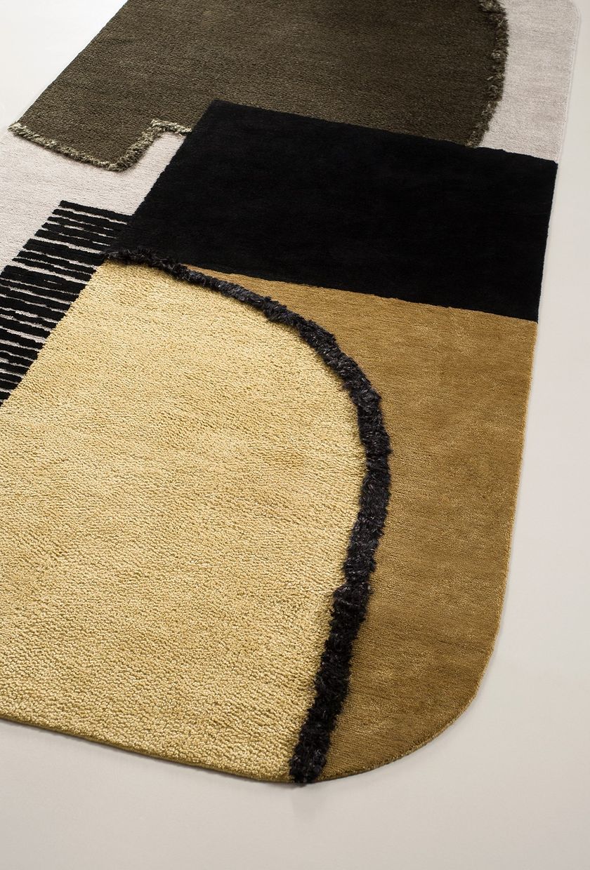 Patterned rectangular rug HIMANI A By BAXTER