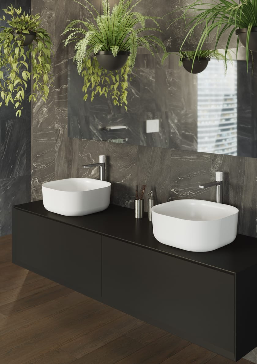 HIT | Lavabo quadrato By GSG Ceramic Design