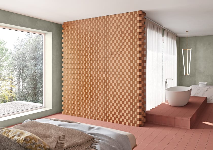 HIVES Terracotta element for partition walls By Mutina | design ...