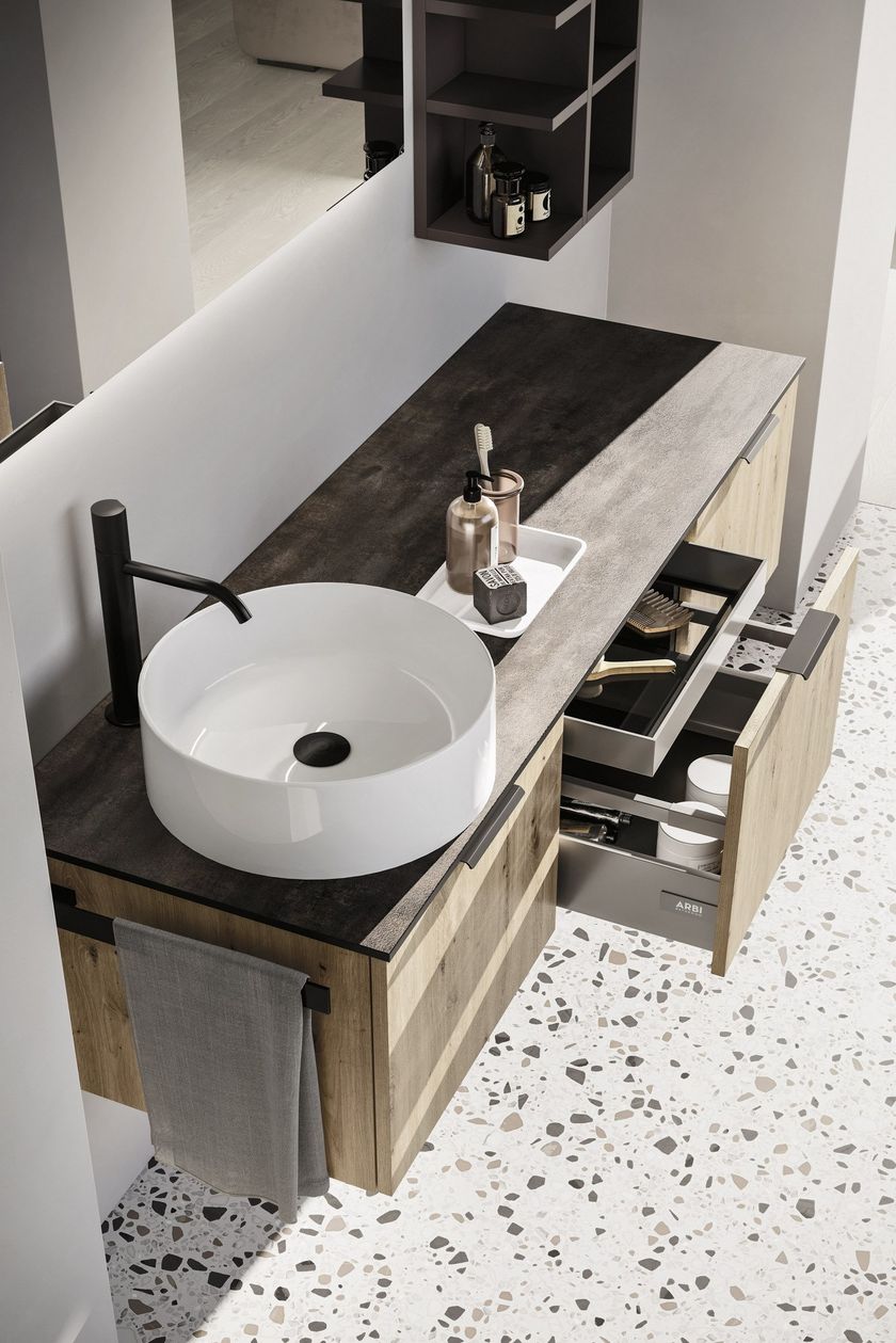 HO.ME PLUS 17 Meuble sous-vasque By Arbi Arredobagno