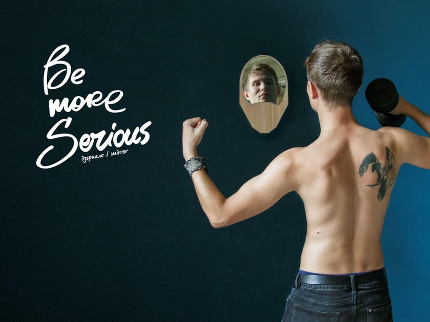 Mirror HOCHU RAYU - BE MORE SERIOUS By In Stock - Ready to ship