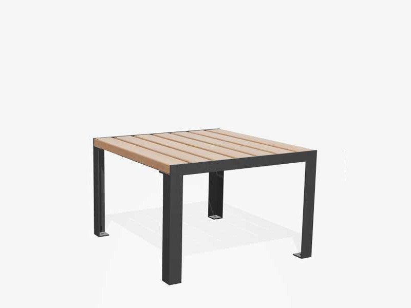 HOP HOP | Steel and wood table for public areas By miramondo