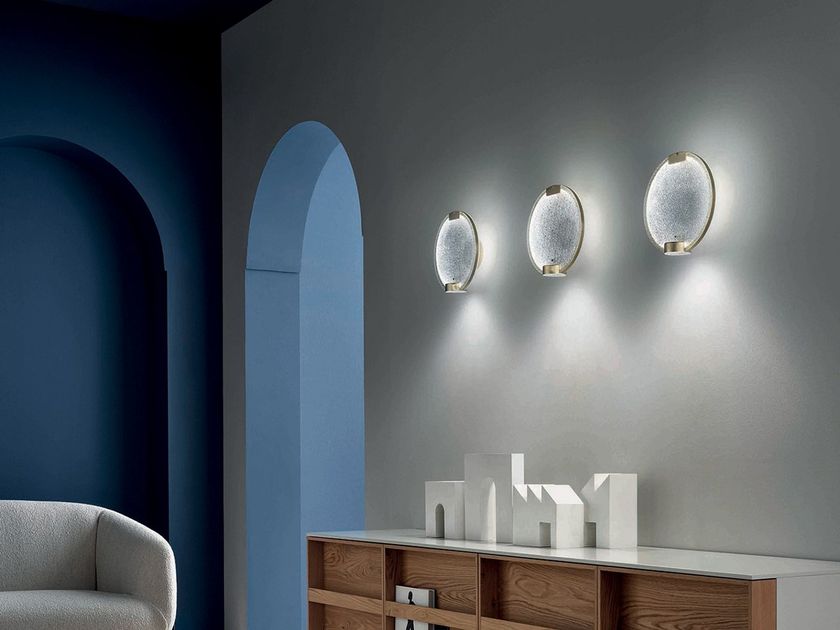 HORO A LED glass wall light By Masiero | design Pierre Gonalons