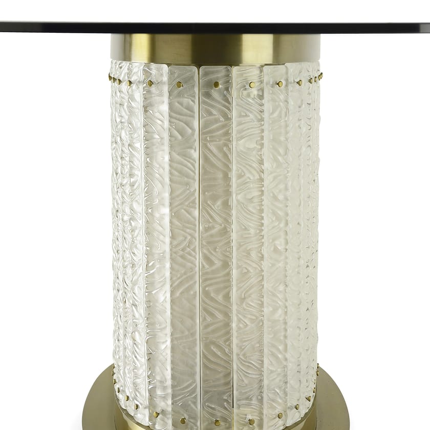 HOWARD | Oval table Oval crystal table By MARIONI | design Studio 63