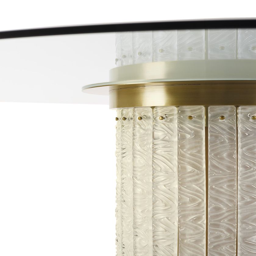 HOWARD Round glass living room table By MARIONI | design Studio 63