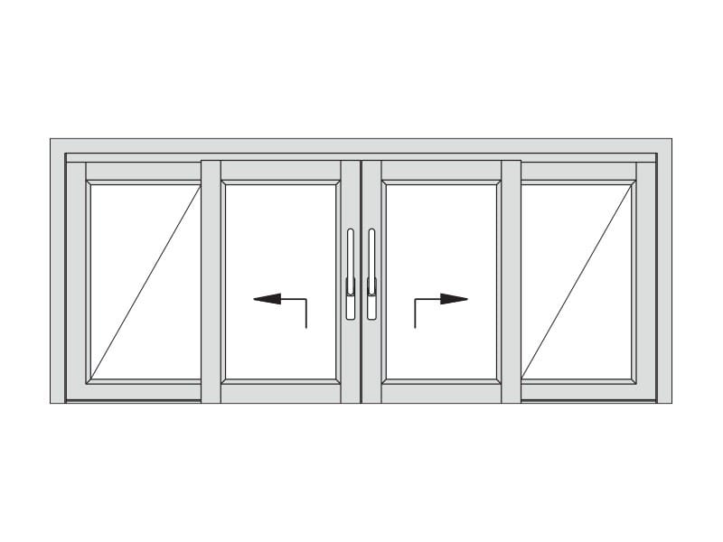 Lift and slide window HS LIFT-AND-SLIDE DOORS By Alpilegno