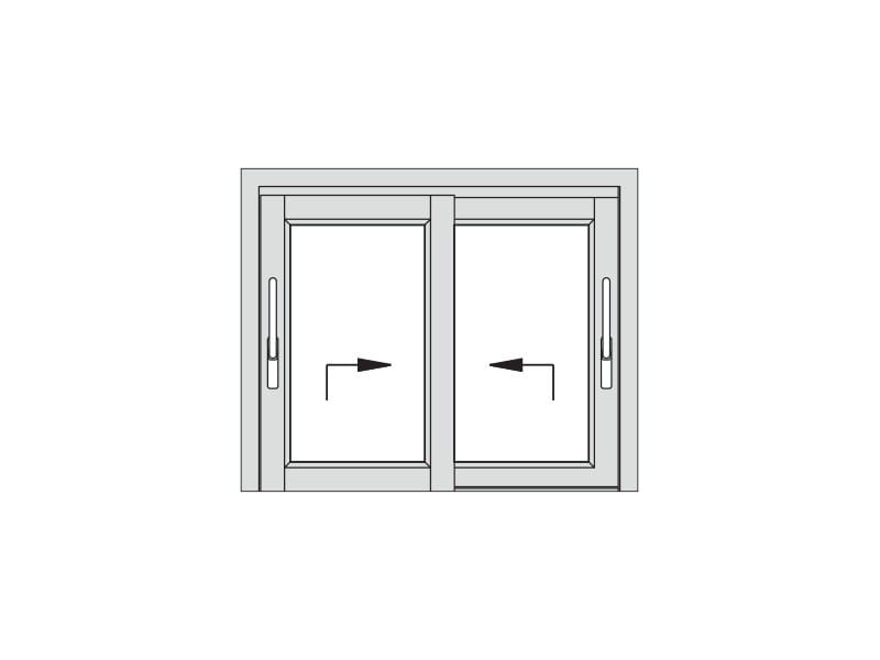Lift and slide window HS LIFT-AND-SLIDE DOORS By Alpilegno