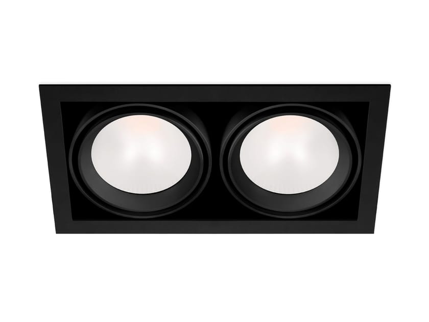 HUBBLE DOUBLE LED multiple rectangular spotlight By Arkoslight | design ...