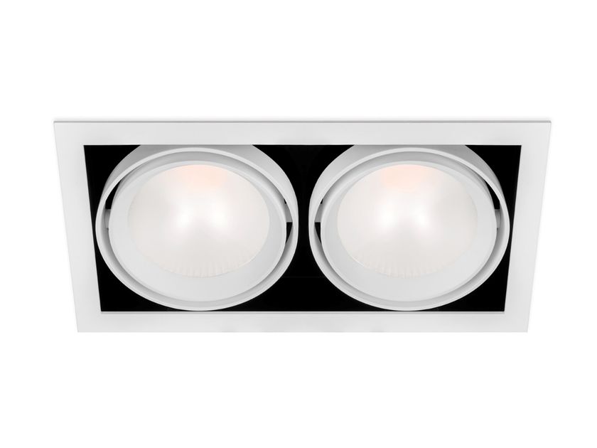 HUBBLE DOUBLE LED multiple rectangular spotlight By Arkoslight | design ...