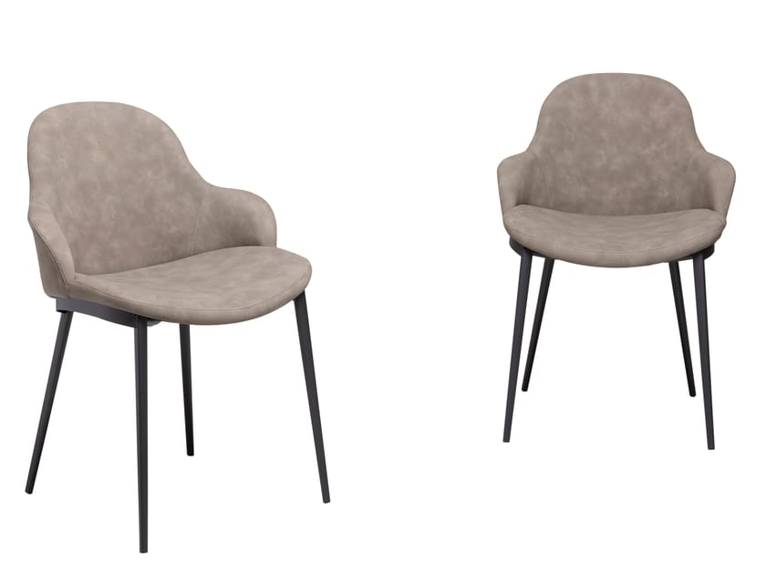 HUG | Chair Upholstered chair with armrests By Tonin Casa | design Luca ...