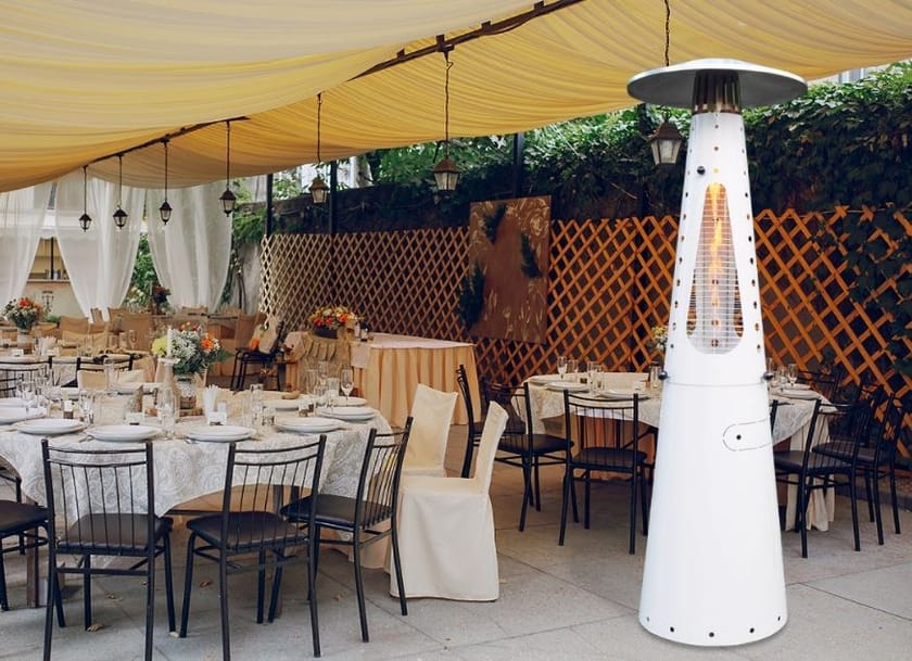 HUGFIRE LITE Outdoor heater By Focotto | design Riccardo Diotallevi