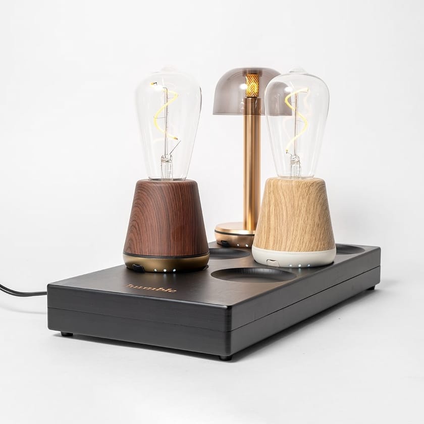 HUMBLE ONE SMART | LED table lamp Rechargeable glass and aluminium ...