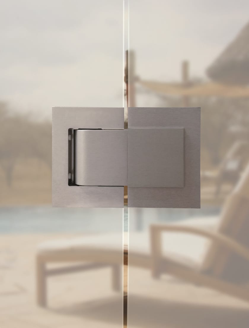 Aluminium door hinge HY-CO By GFS ITALIAN INNOVATIVE GLASS FIXING