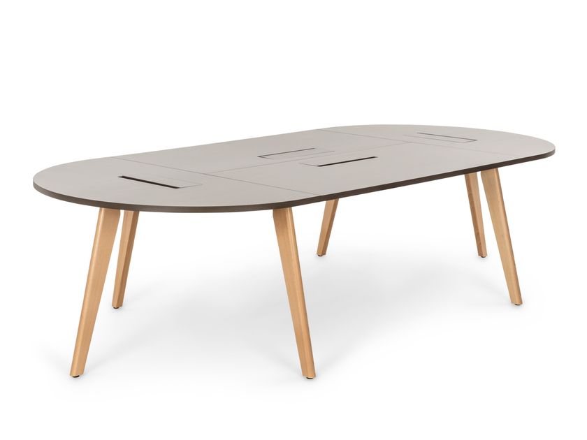 A_WOOD Meeting table By Haworth