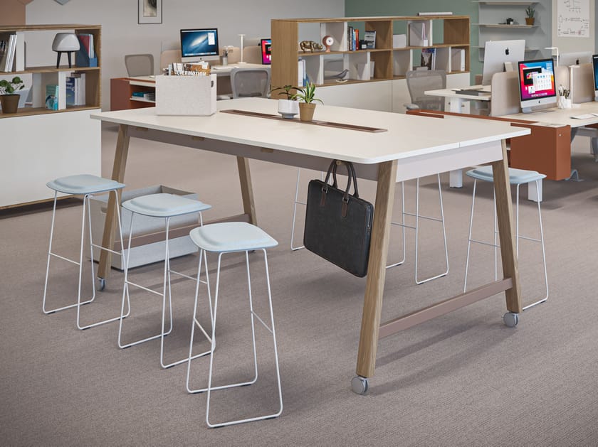 INTUITY PARK BENCH Mesa de reunión By Haworth