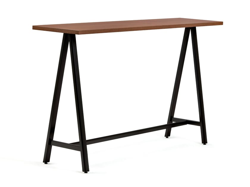 POPUP Mesa de reunión alta rectangular de melamina By Haworth