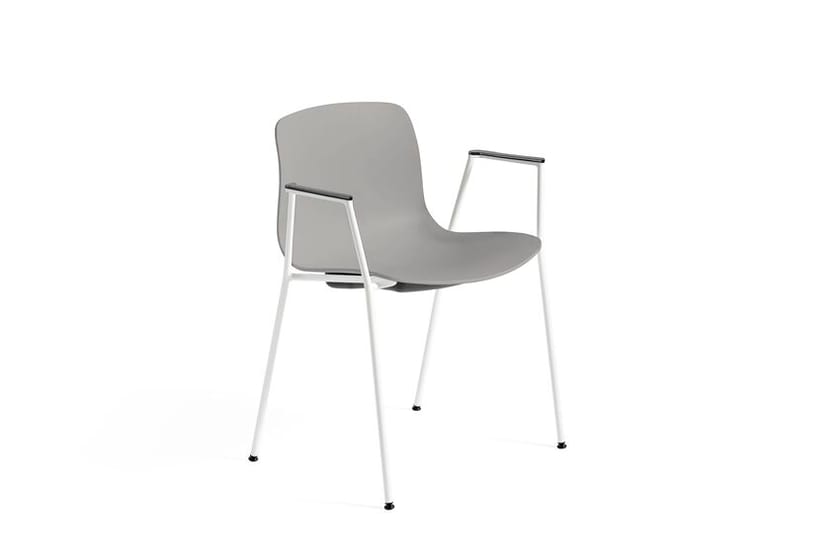 ABOUT A CHAIR AAC18 | Chair with armrests Stackable recycled plastic ...