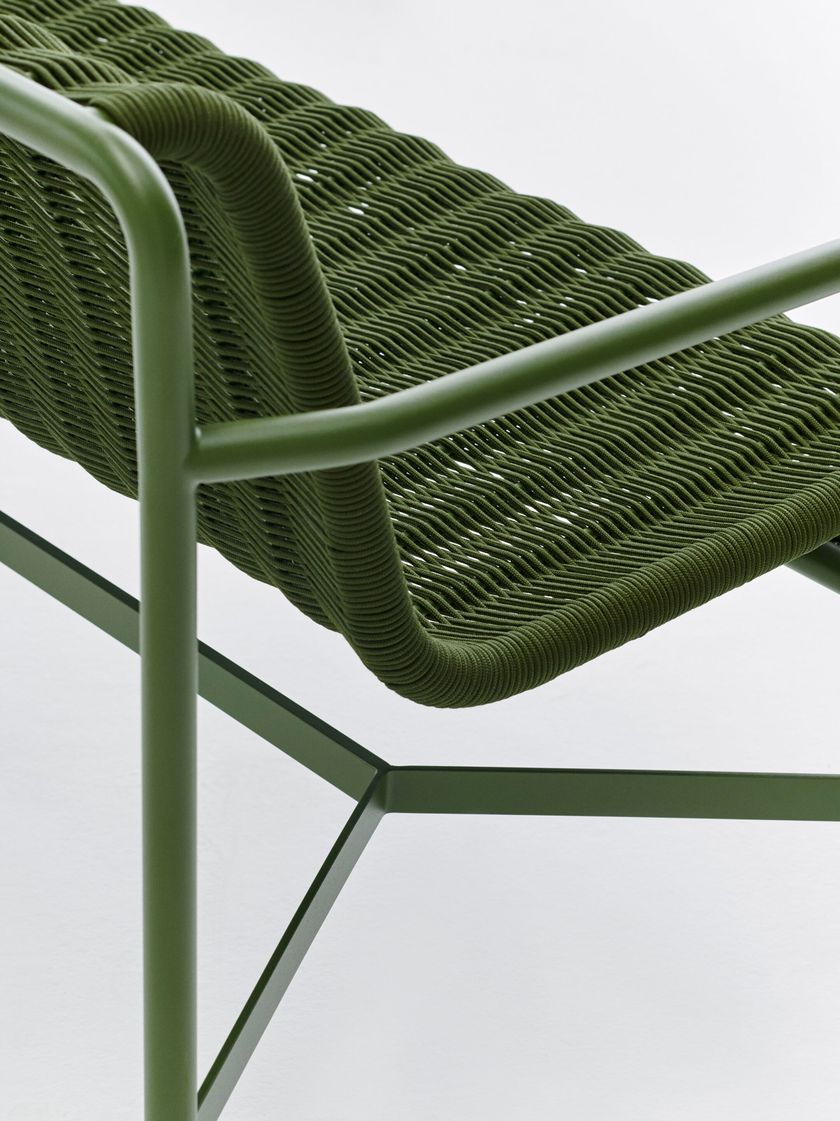 PALISSADE CORD Garden bench with back By Hay | design Ronan & Erwan ...