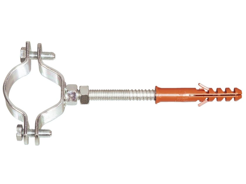 Steel Pipe fixing system and collar Heavy-duty pipe clamp By Würth