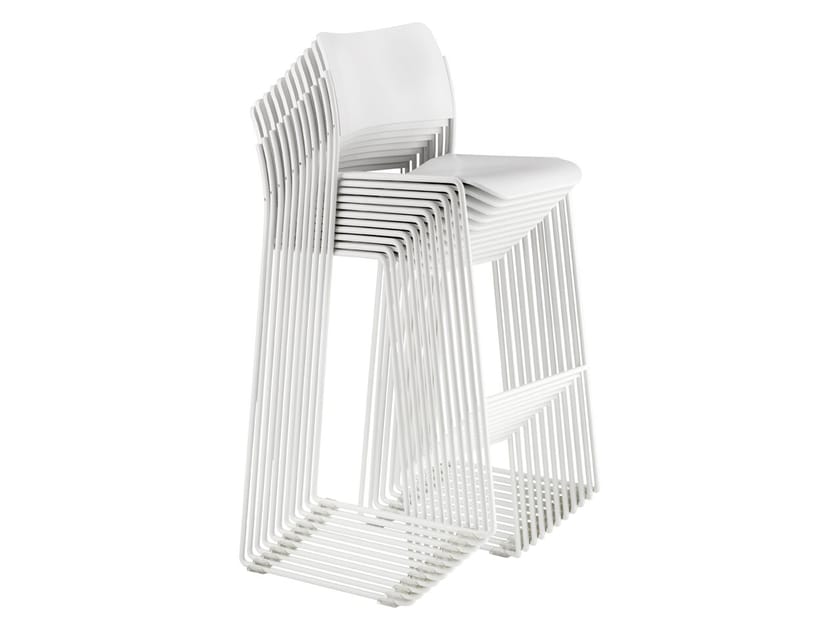40/4 Stackable sled base high stool By Howe | design David Rowland
