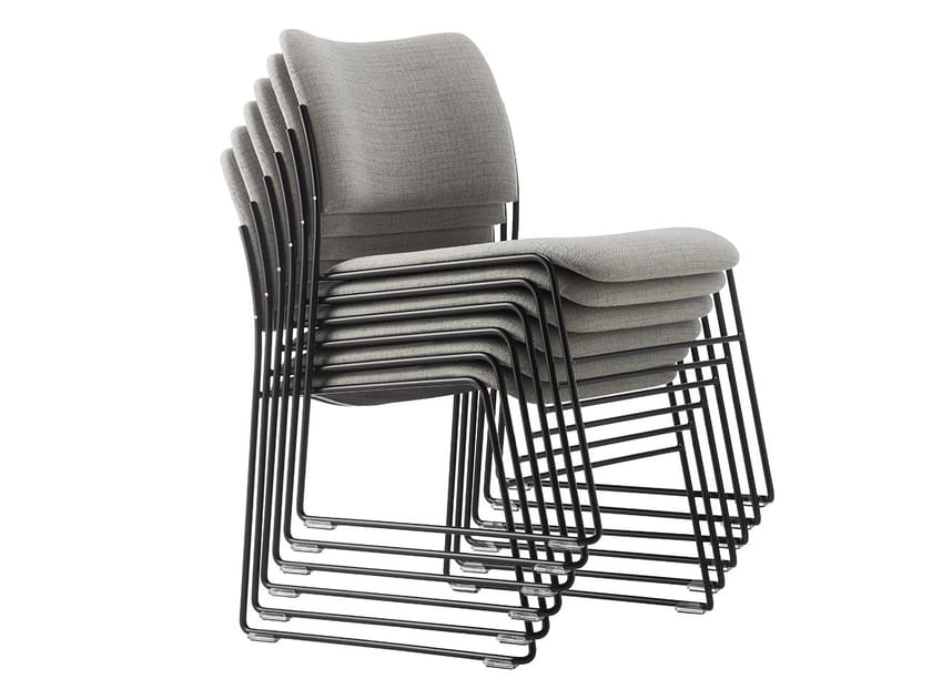 40/4 | Reception chair Stackable sled base chair By Howe | design David ...