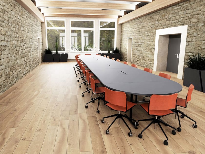 TEMPEST Big configuration table with shared legs By Howe | design ...