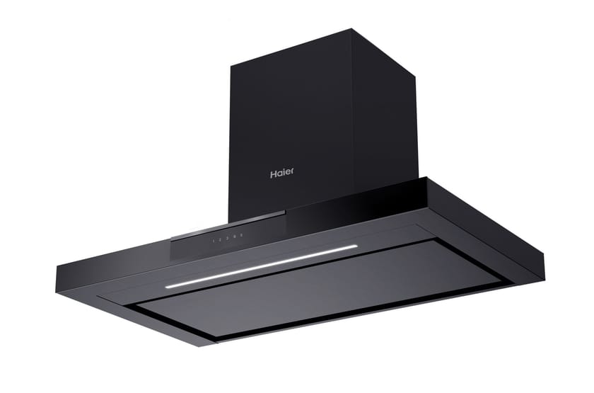 SERIES 4 Stainless steel cooker hood with touch controls Class A+ By Haier