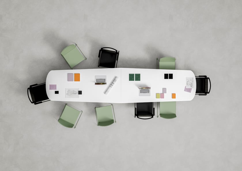 ARCHIMEDE AA Drop-leaf meeting table with castors By IBEBI | design ...