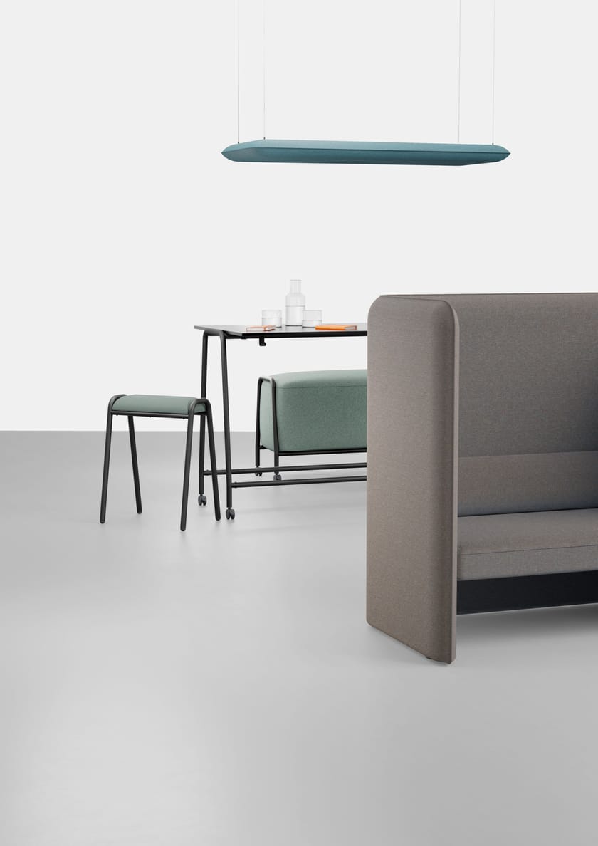 BOSS PT SB Fabric office stool / pouf By IBEBI