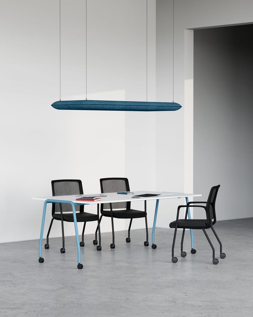 BOSS SC Scrivania in legno su ruote By IBEBI