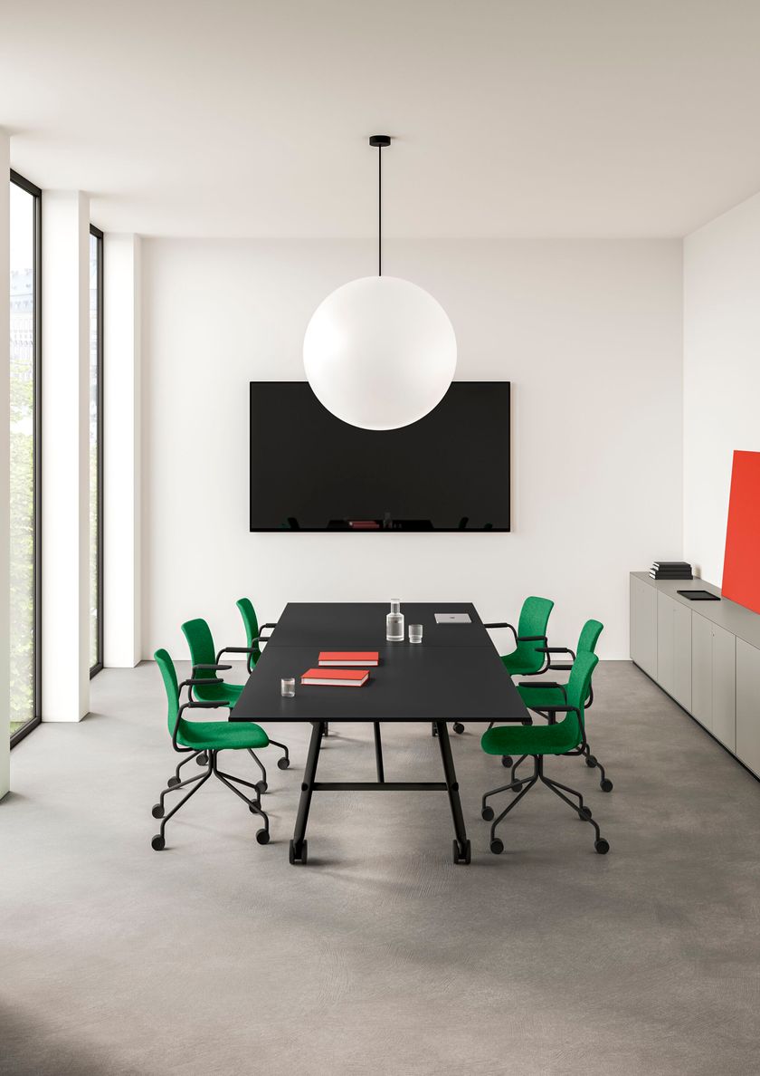 TAM TAM RET Table pliante à roulettes By IBEBI | design Arter&Citton