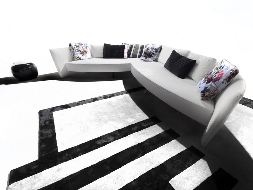 Sectional fabric sofa IBIZA By ERBA ITALIA design Giorgio Soressi