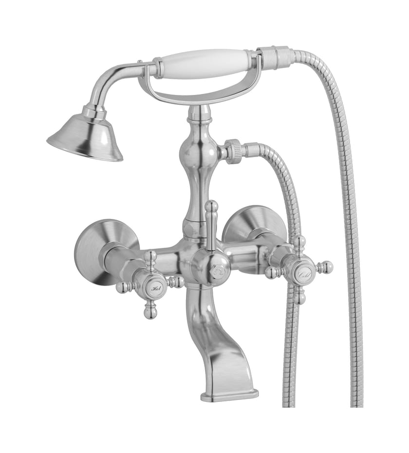 HERMES HR250 Wall-mounted external bathtub tap with hand shower By IB ...