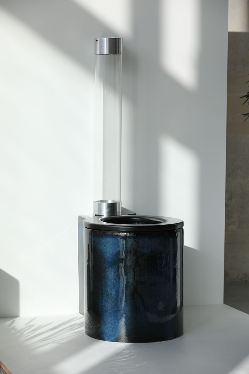 Wc in ceramica ICONE01 ORIGINALS BLU SHADED Collezione Icone01 By Trone
