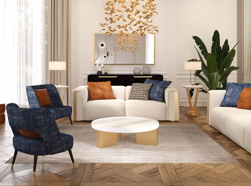 ICONIC Sideboard aus Holzfurnier mit Flügeltüren By Guerra Vanni